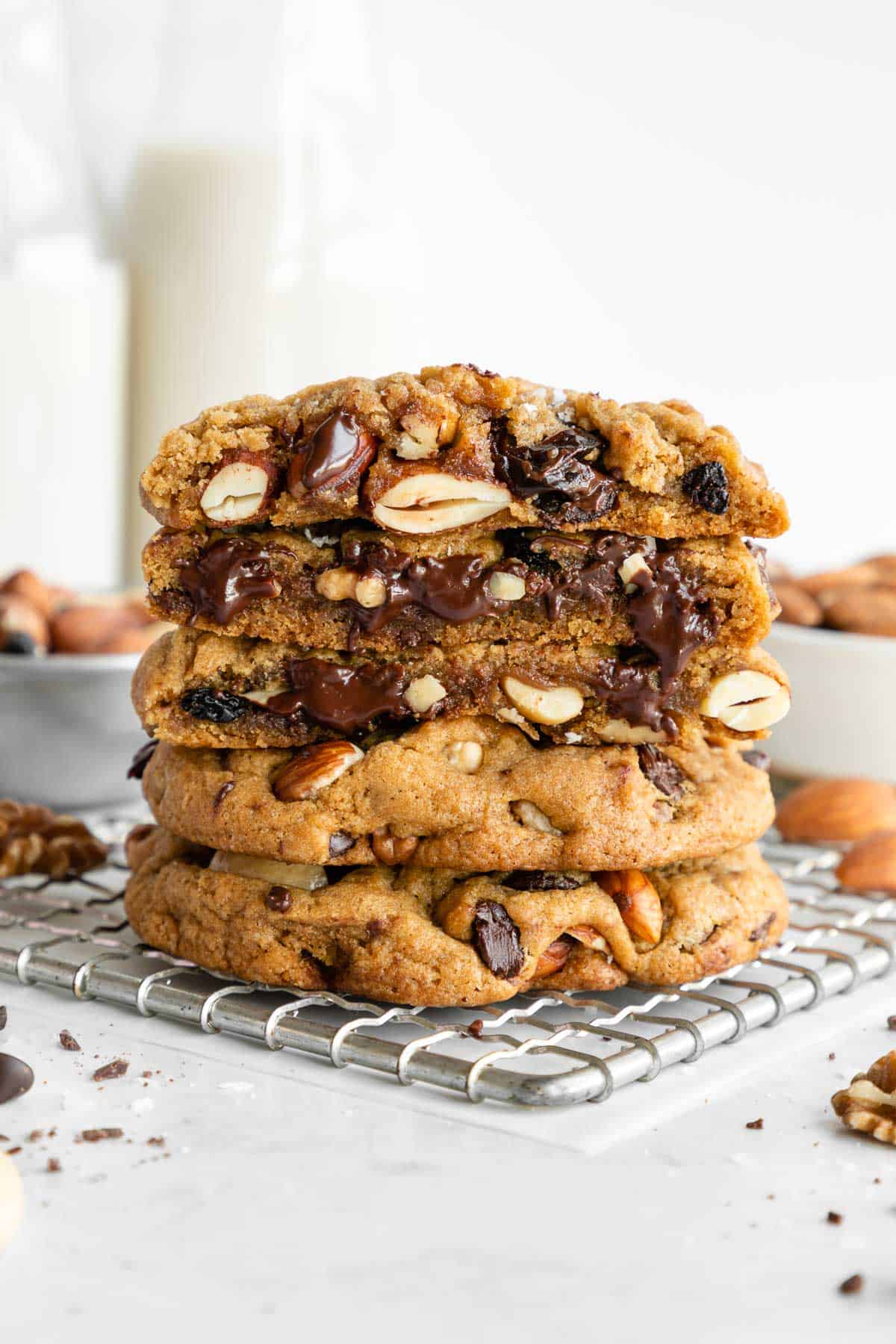 Vegan Trail Mix Cookies - Daily Crunch