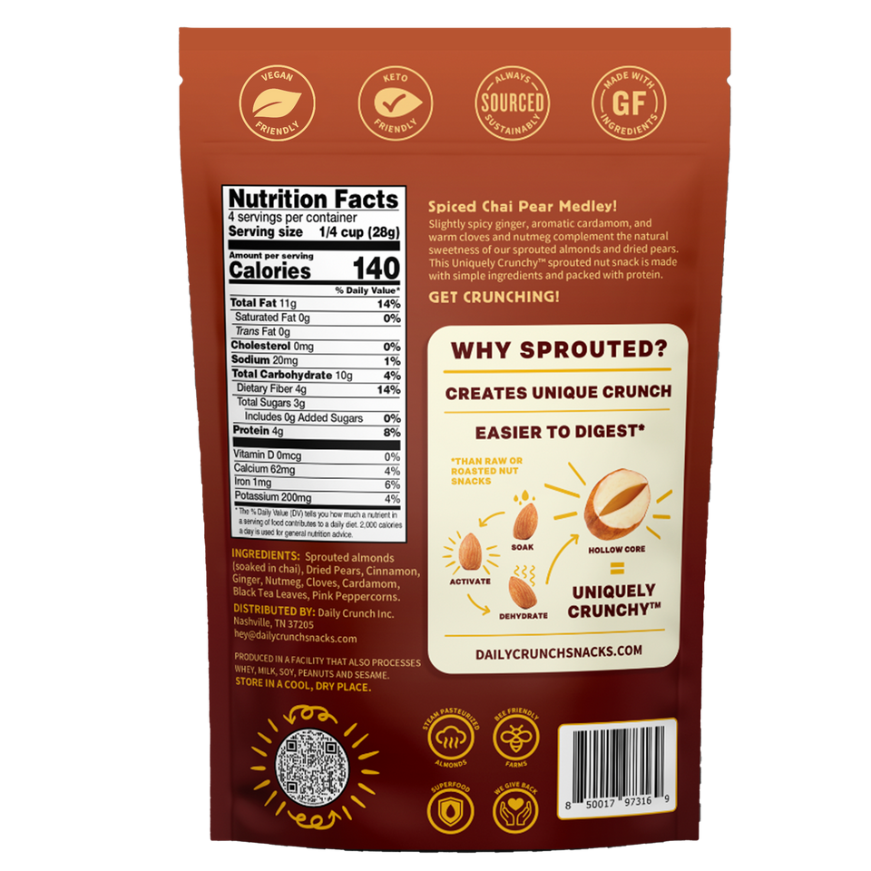Daily Crunch Spiced Chai Pear - Daily Crunch