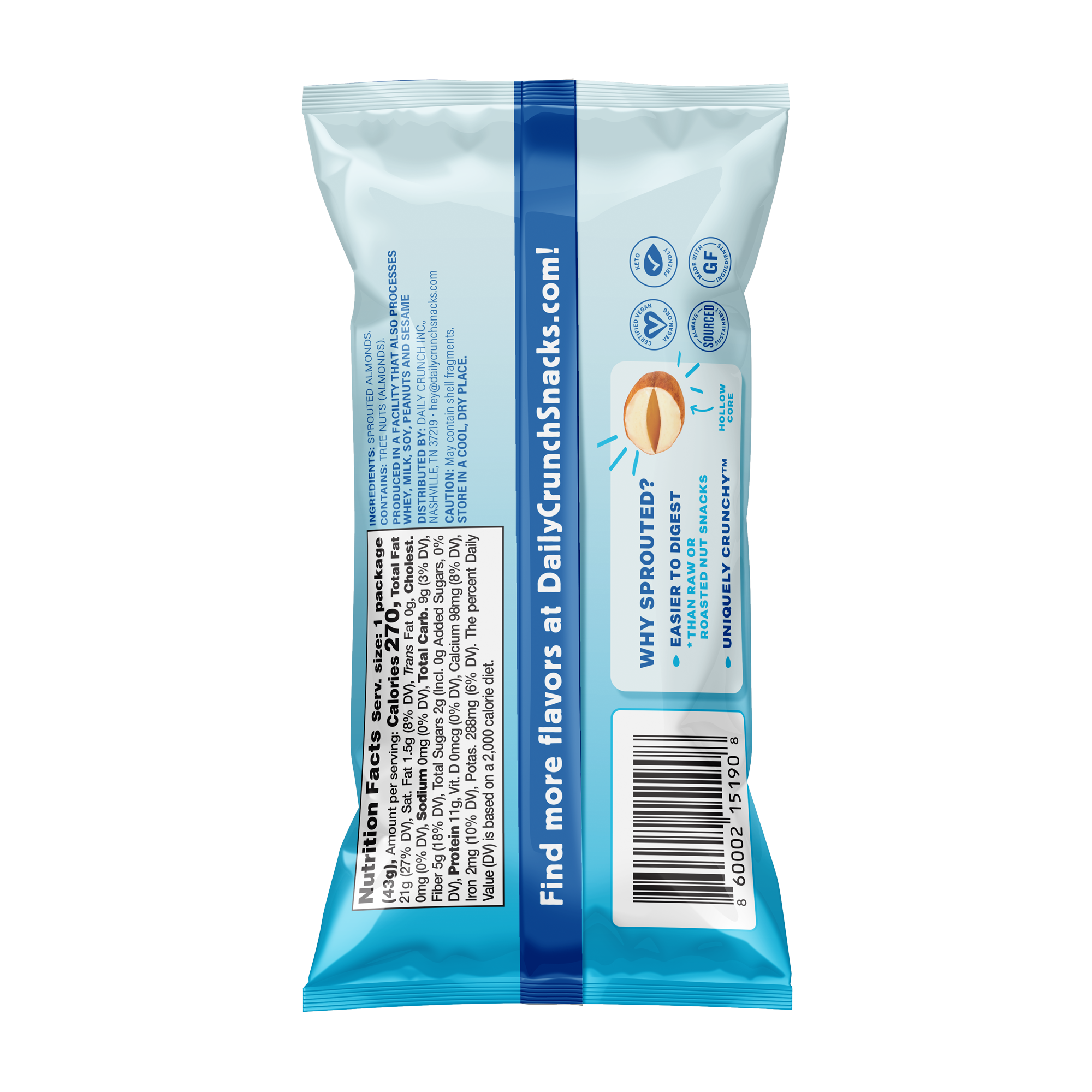 Daily Crunch MINI ORIGINAL (12 Bags) - Daily Crunch