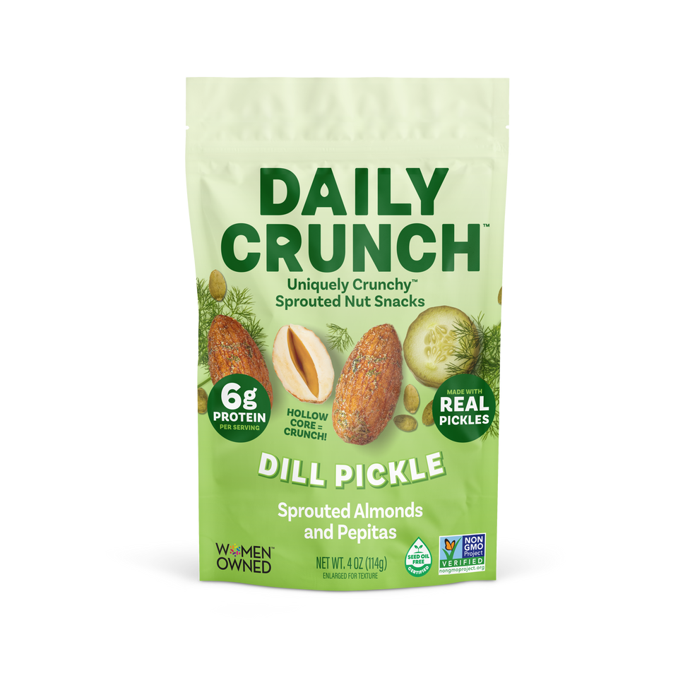 Daily Crunch Dill Pickle Sprouted Almonds - Daily Crunch