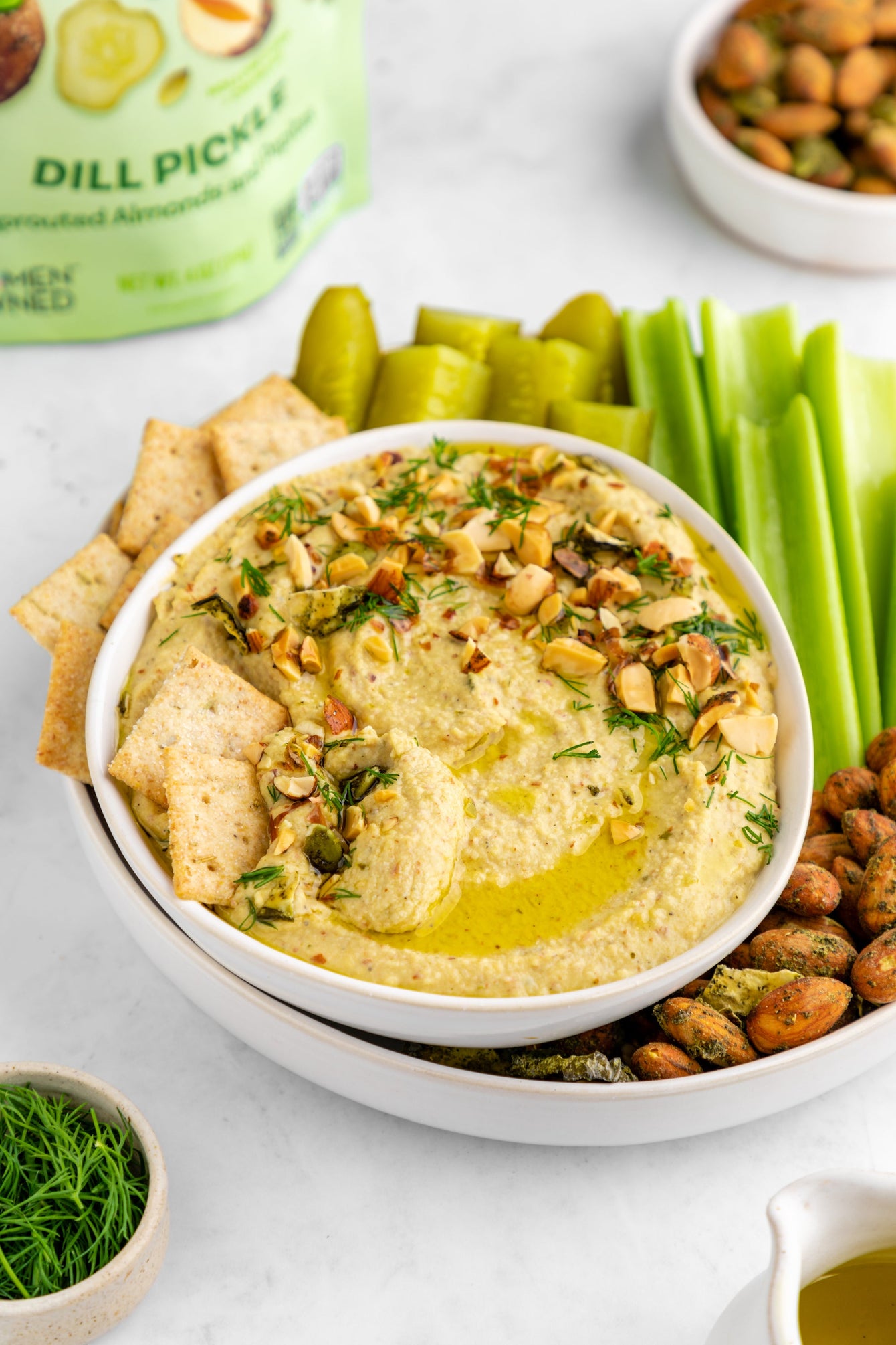 Daily Crunch Dill Pickle Sprouted Almonds - Daily Crunch