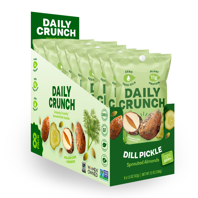 Daily Crunch Dill Pickle Sprouted Almonds - Daily Crunch