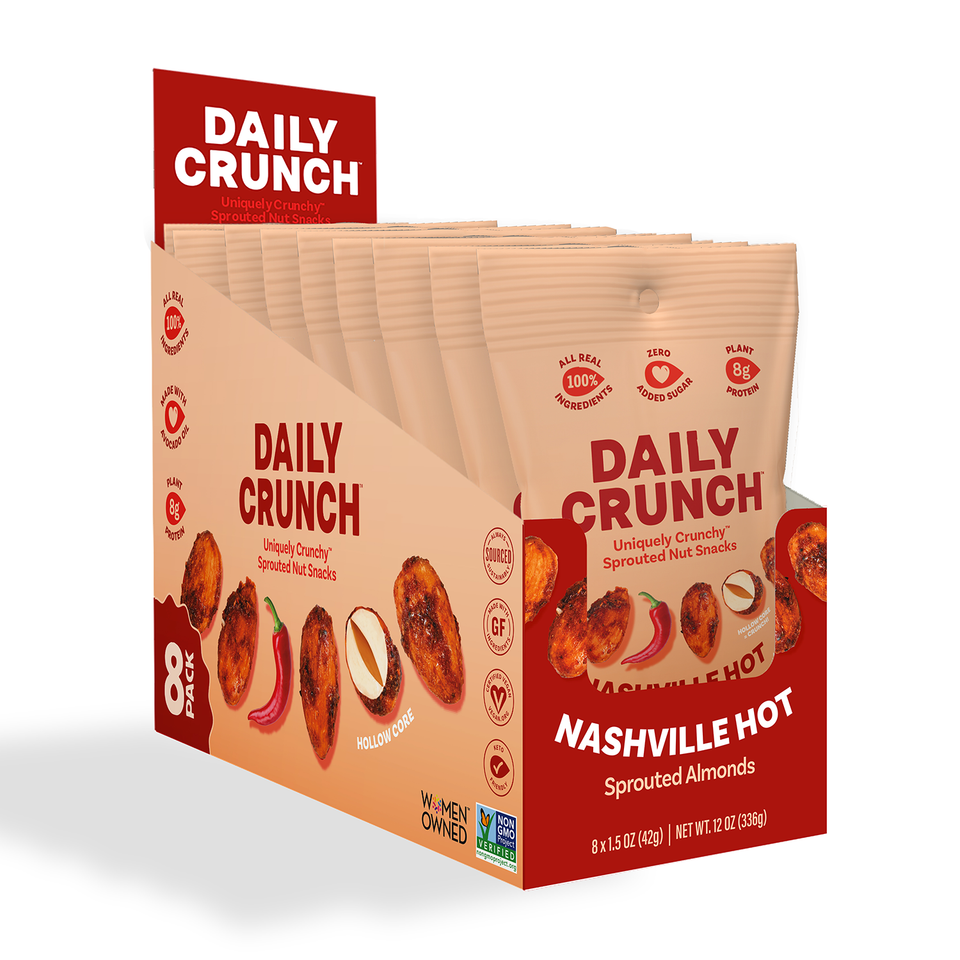 Daily Crunch MINI NASHVILLE HOT (12 Bags) - Daily Crunch